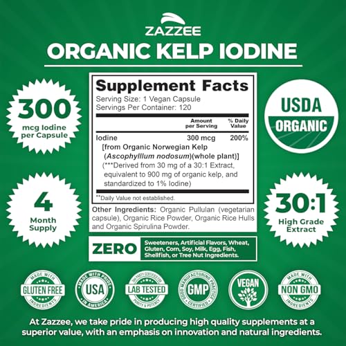 300 mcg iodine for daily use