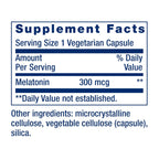 300 mcg melatonin capsules for relaxation