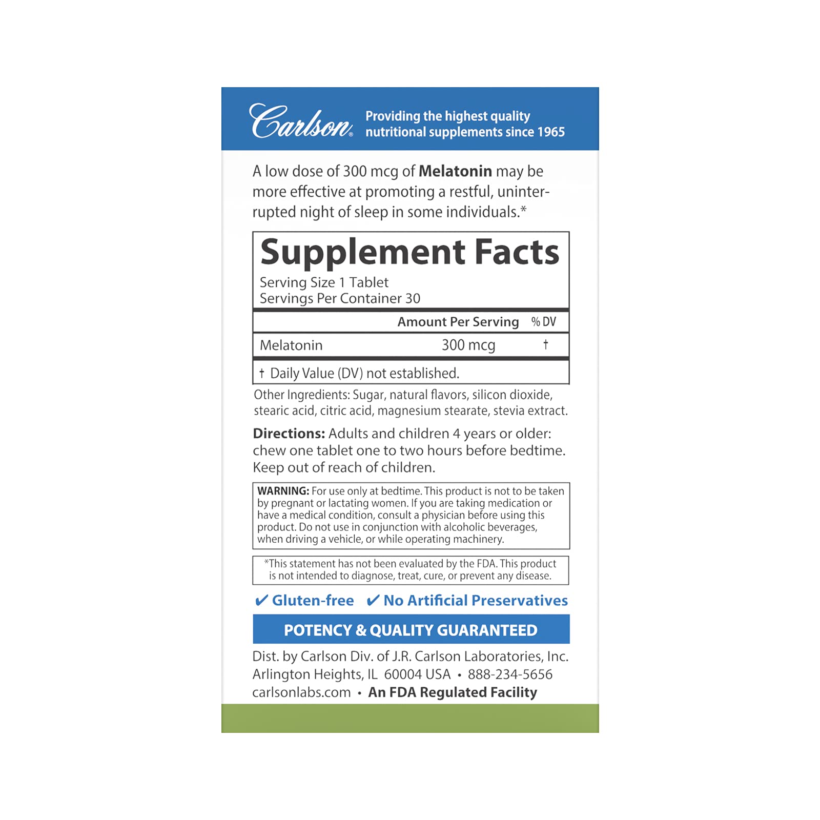 300 mcg melatonin for restful nights