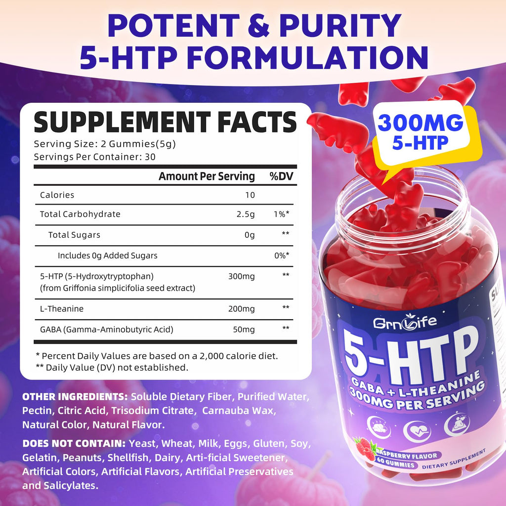 300 mg 5-HTP for mood support