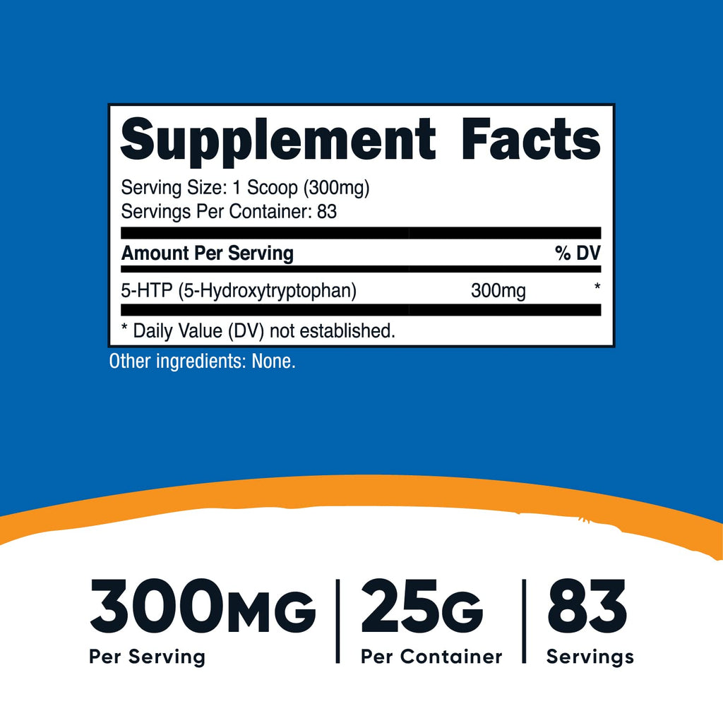 300 mg 5-HTP supplement for relaxation