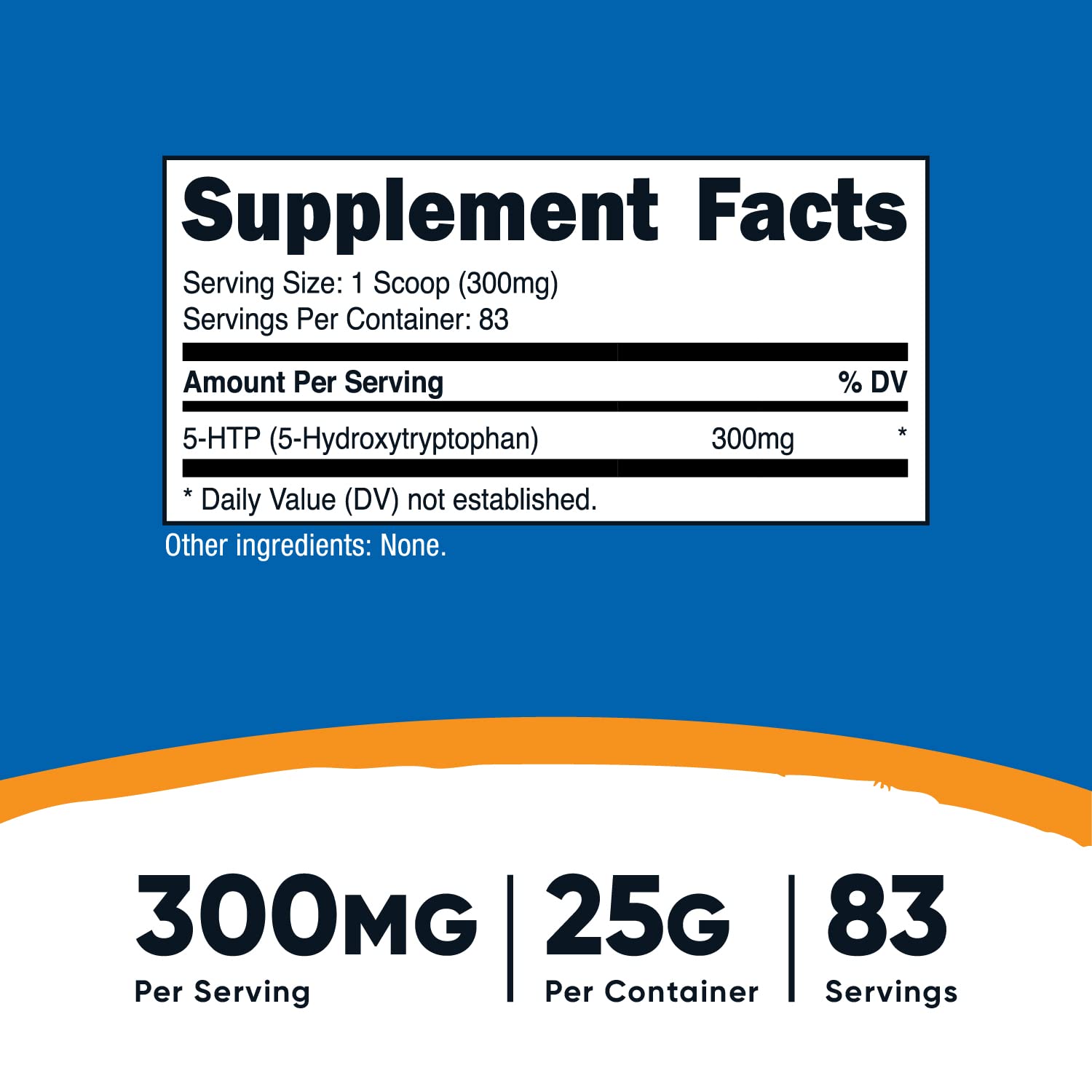 300 mg 5-HTP supplement for relaxation