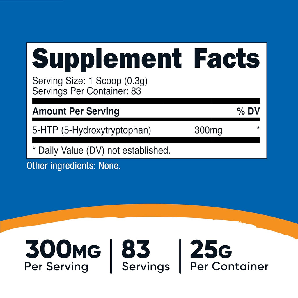 300 mg 5-HTP supplement for relaxation