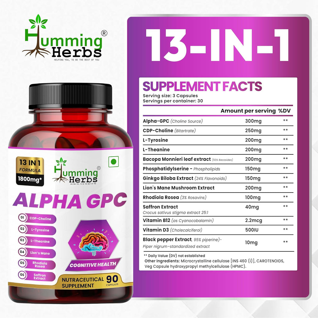 300 mg Alpha GPC multivitamins