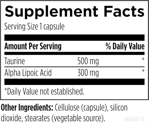 300 mg alpha lipoic acid capsules