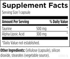 300 mg alpha lipoic acid capsules