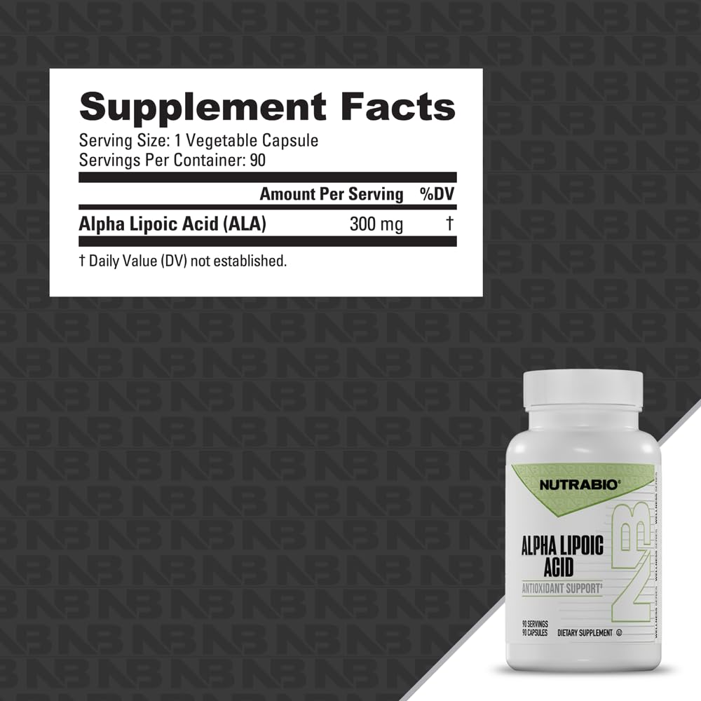 300 mg Alpha Lipoic Acid capsules