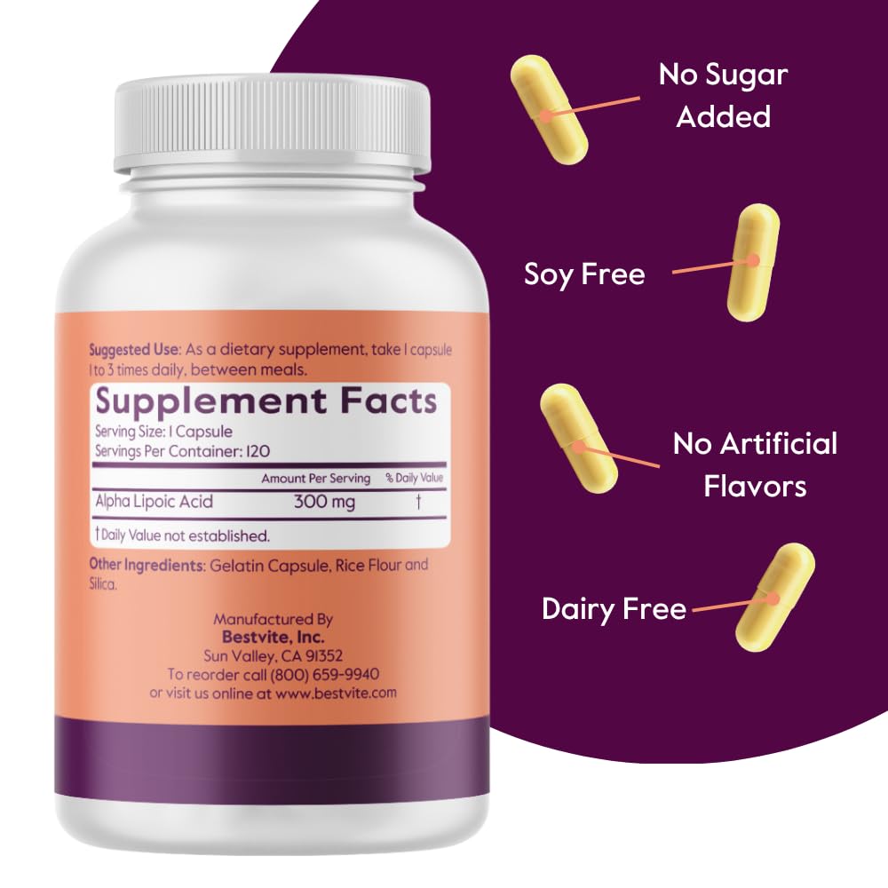300 mg alpha lipoic acid dosage