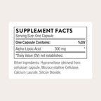 300 mg alpha lipoic acid supplement