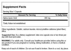 300 mg alpha lipoic acid supplement