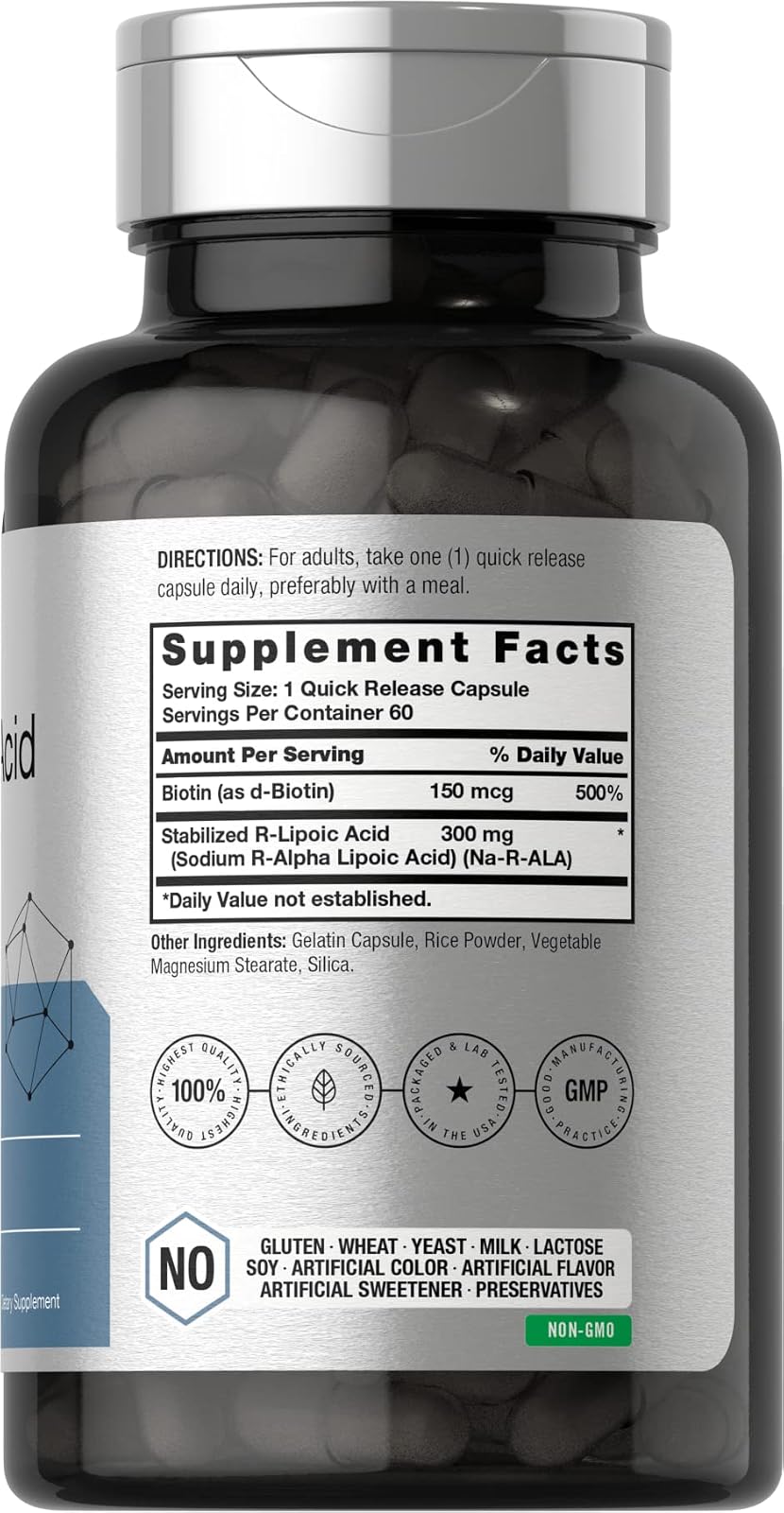 300 mg alpha lipoic acid supplement