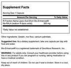 300 mg alpha lipoic acid supplement
