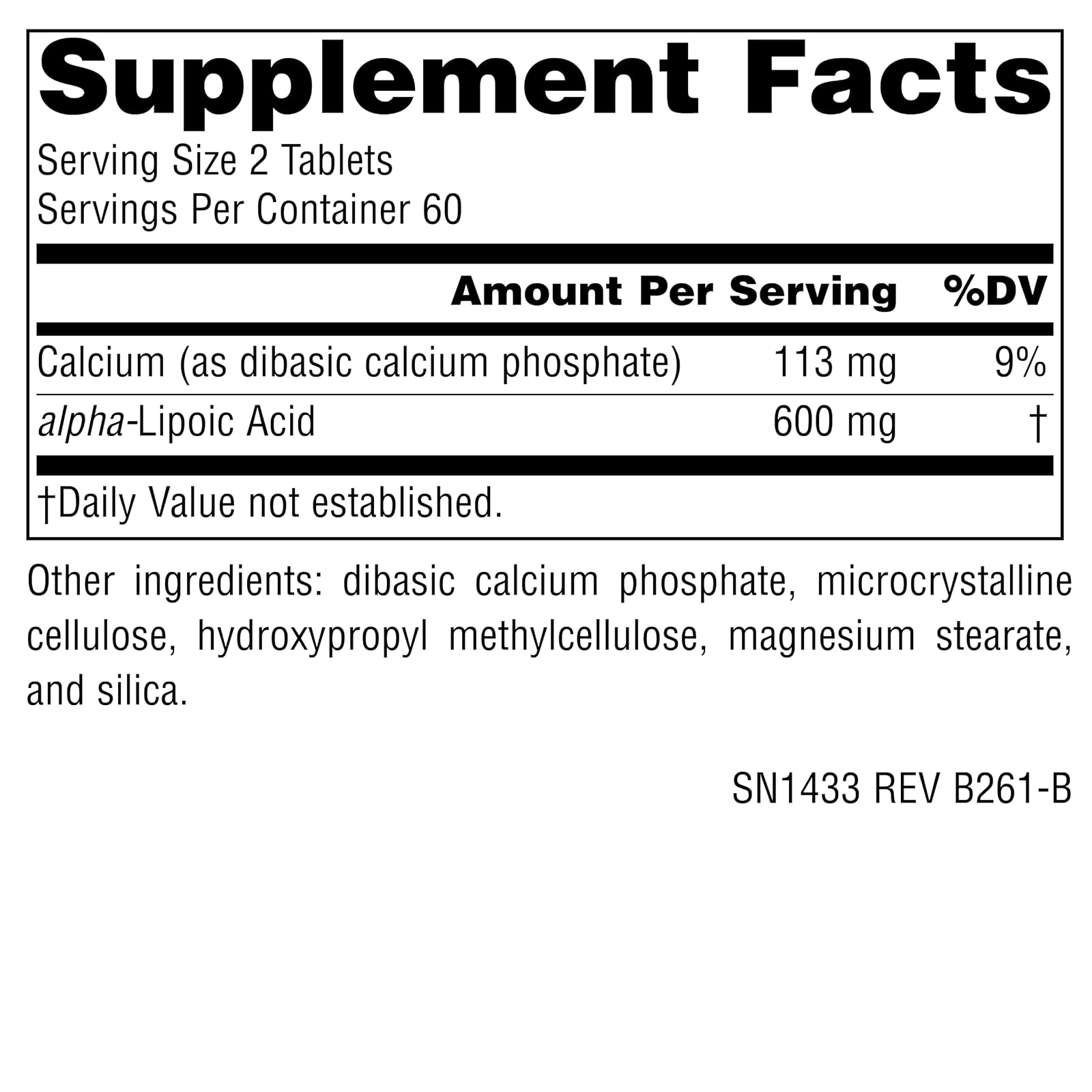 300 mg alpha lipoic acid tablets