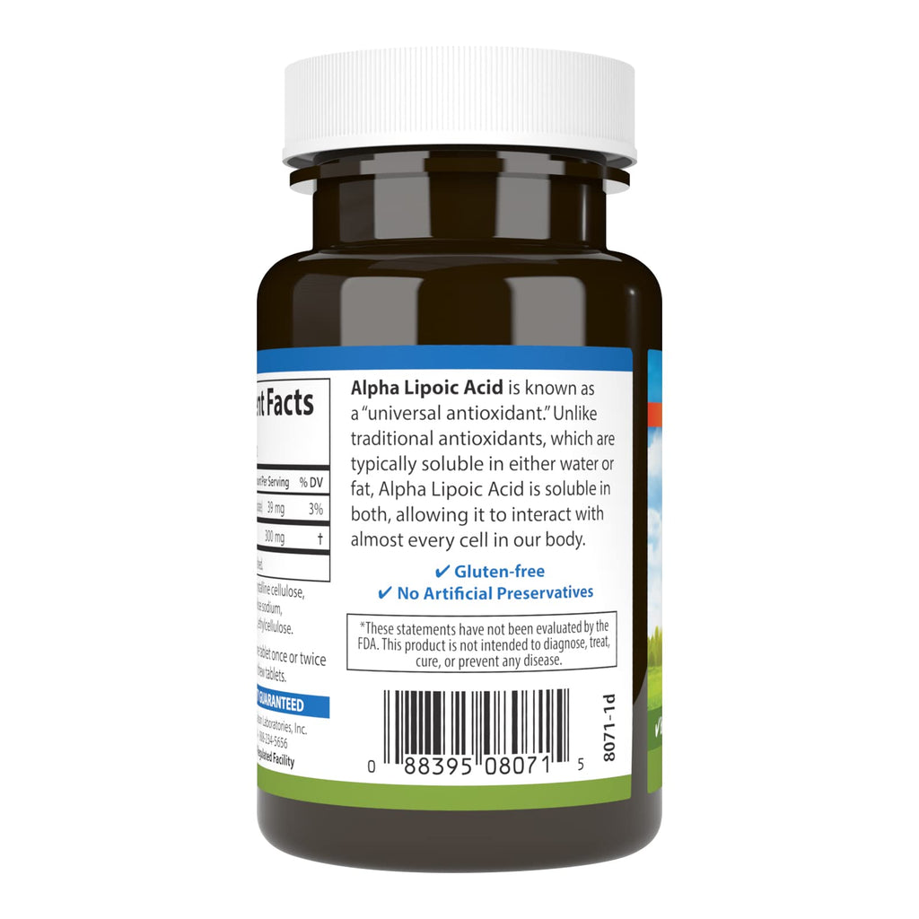 300 mg Alpha Lipoic Acid tablets