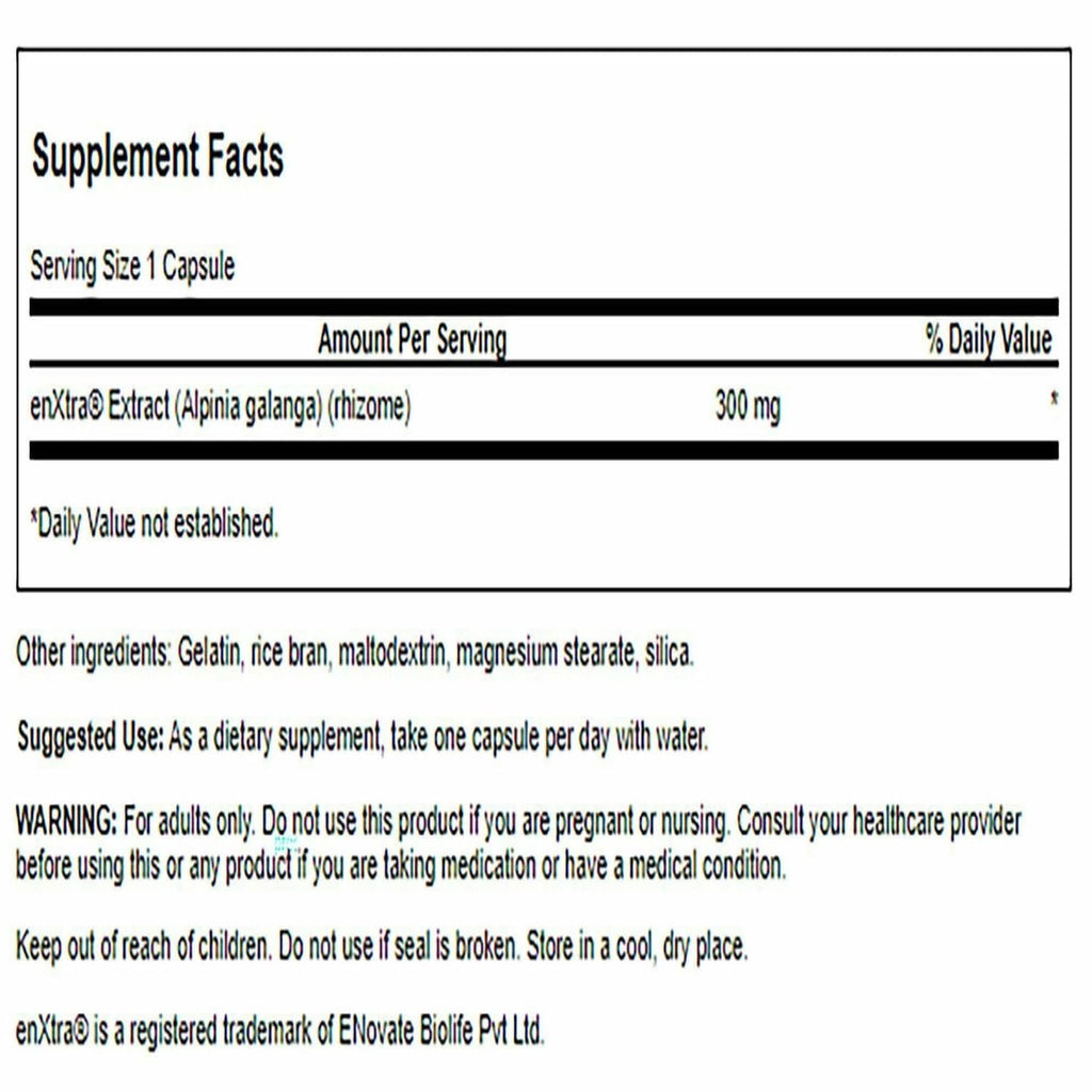 300 mg Alpinia Galanga supplement