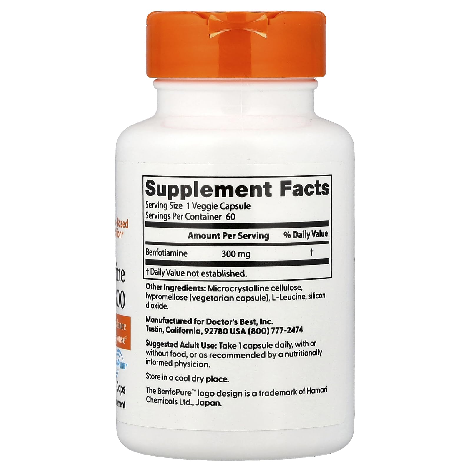 300 mg BenfoPure B1 supplement