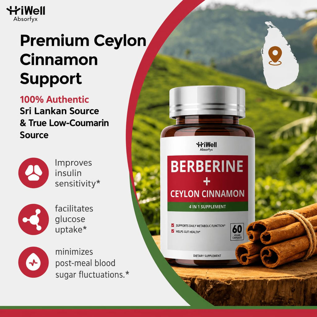 300 mg berberine for wellness support