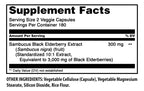 300 mg black elderberry supplement