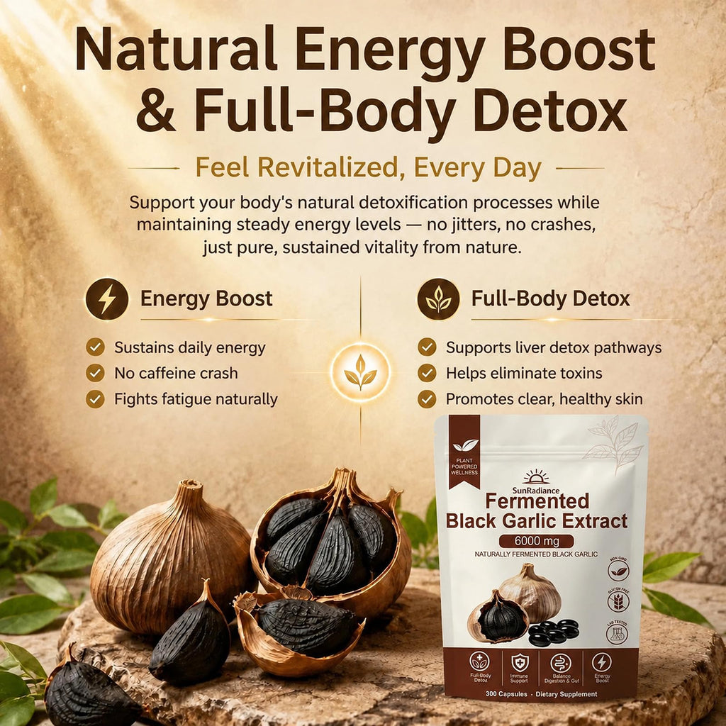 300 mg black garlic immune support