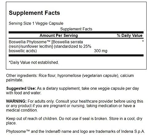 300 mg Boswellia vegetable capsules