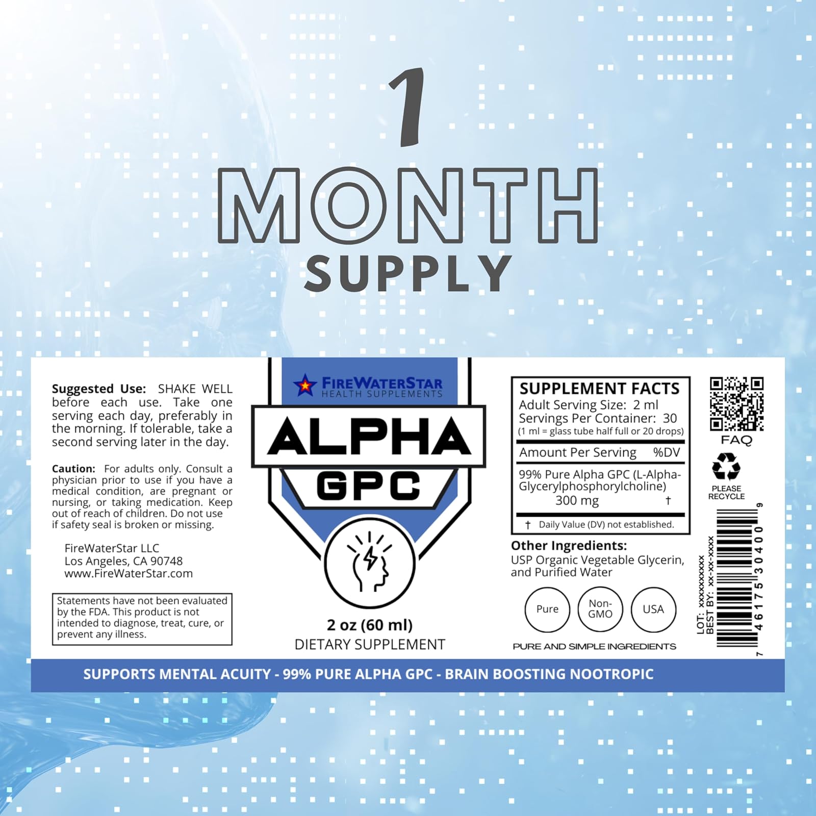 300 mg choline for cognitive support