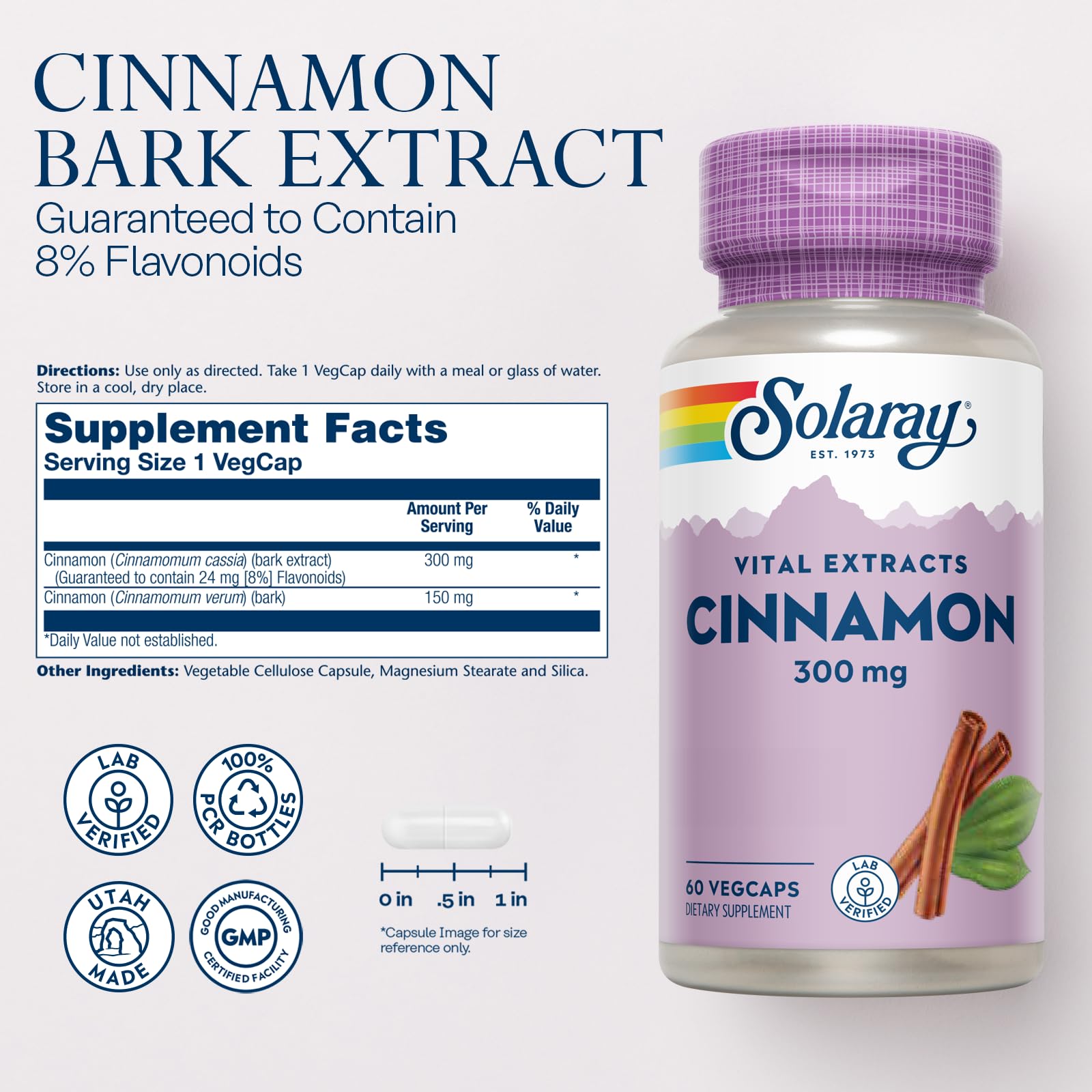 300 mg cinnamon extract capsules