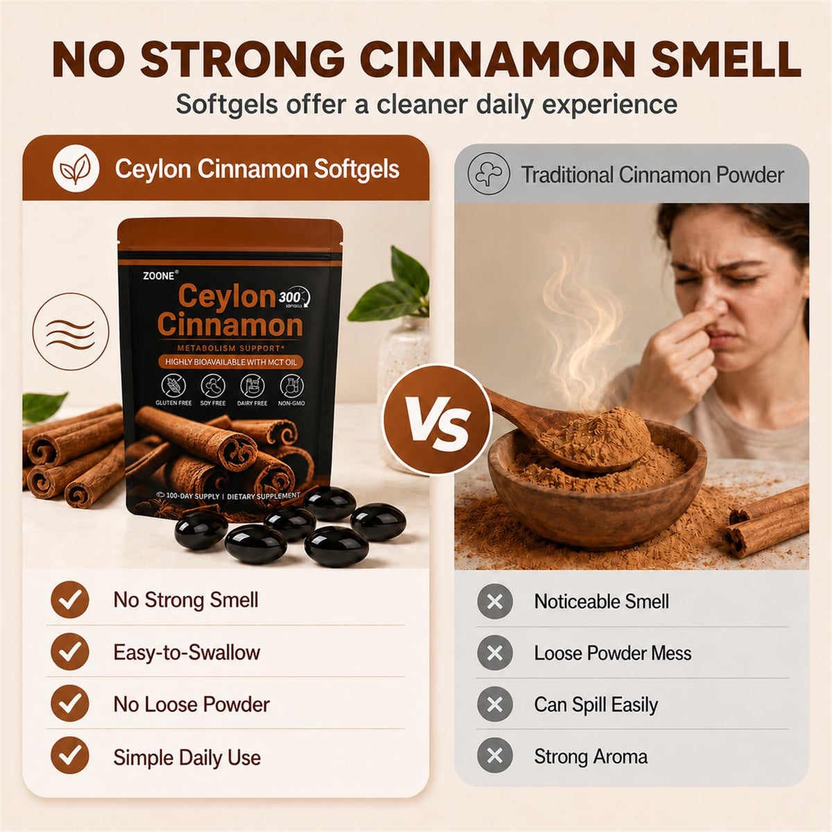 300 mg cinnamon softgels for vitality