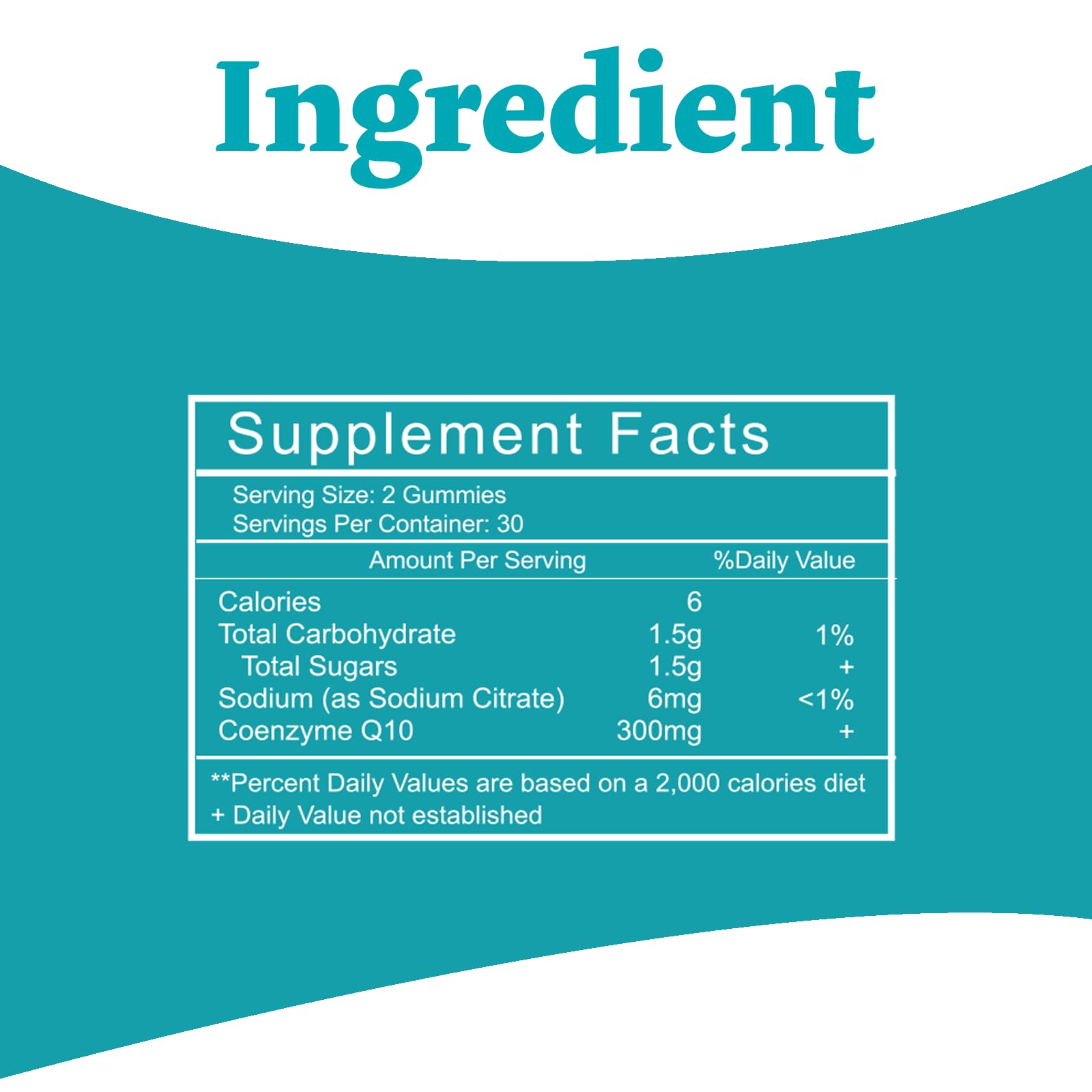 300 mg CoQ10 gummies for heart health