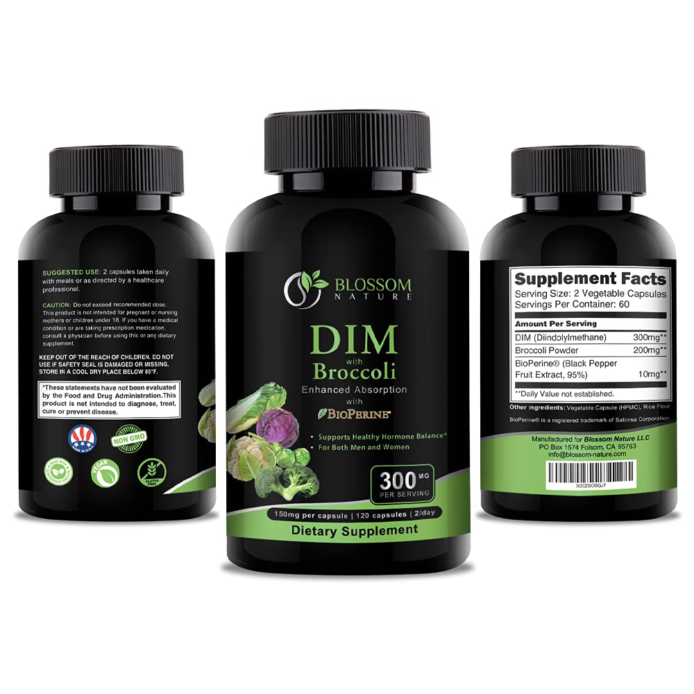 300 mg DIM capsules for vitality