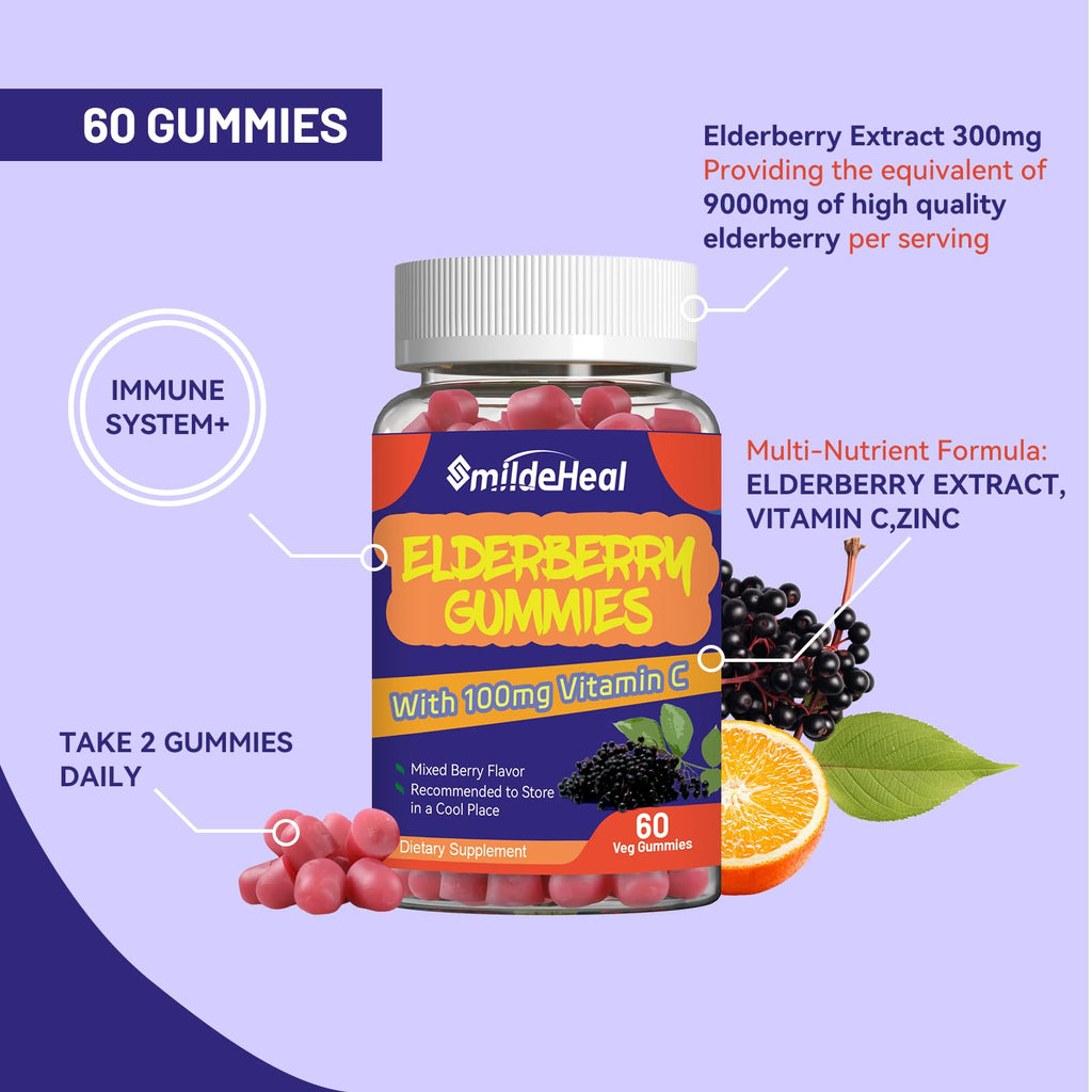 300 mg elderberry gummies for wellness