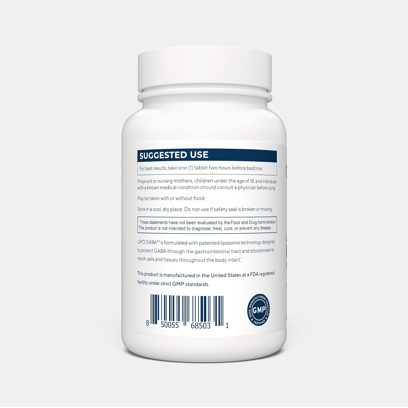 300 mg GABA capsules for stress relief