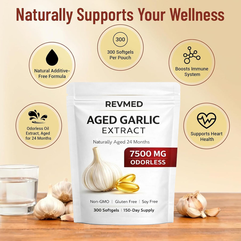 300 mg garlic softgels for health