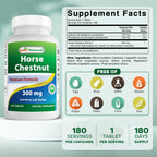 300 mg Horse Chestnut tablets benefits