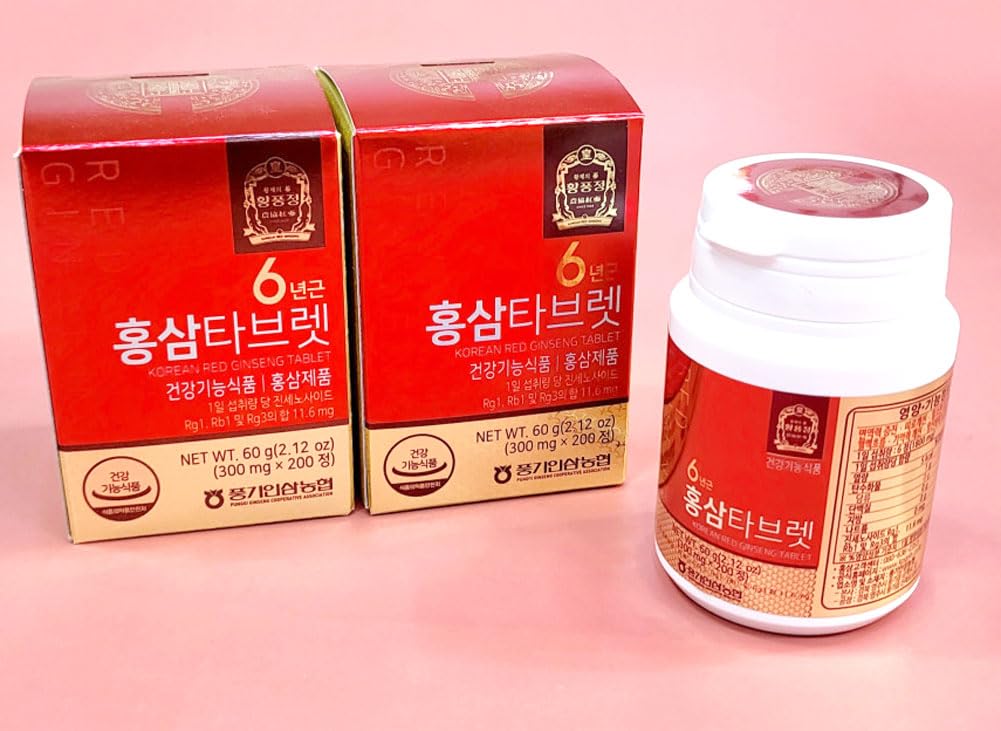 300 mg Korean Red Ginseng benefits