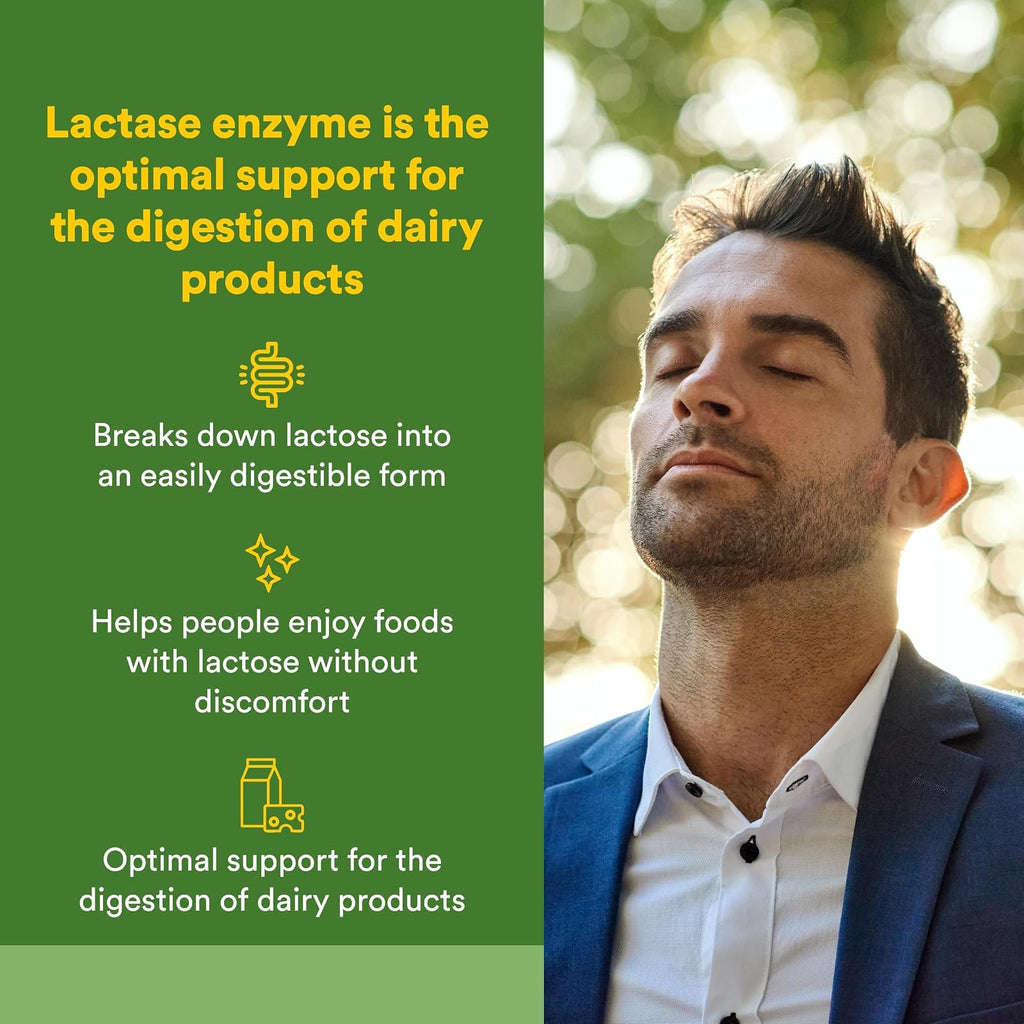 300 mg lactase for lactose digestion