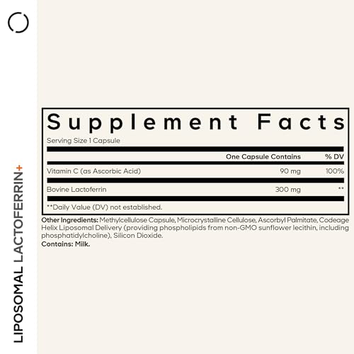 300 mg lactoferrin supplement benefits