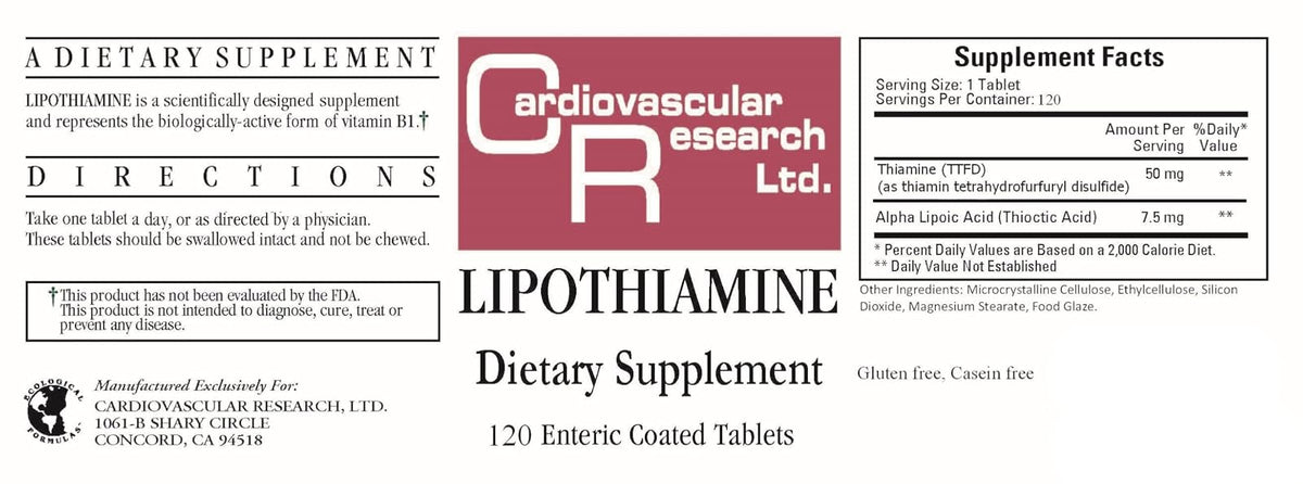 300 mg Lipothiamine for wellness