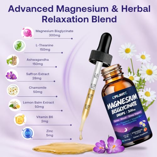 300 mg magnesium drops for relaxation