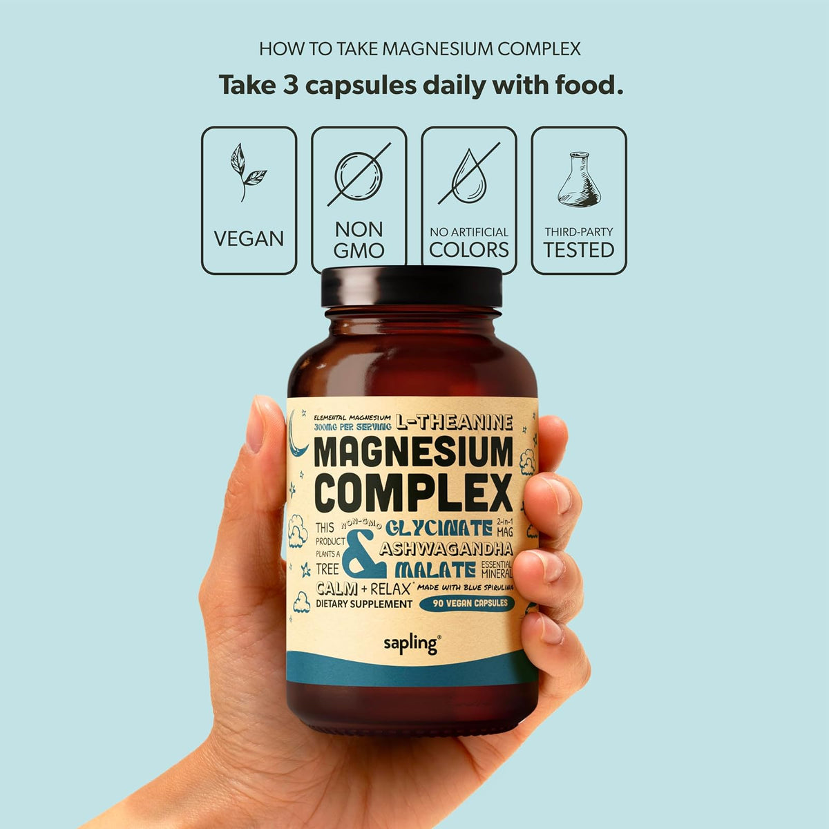 300 mg magnesium glycinate supplement