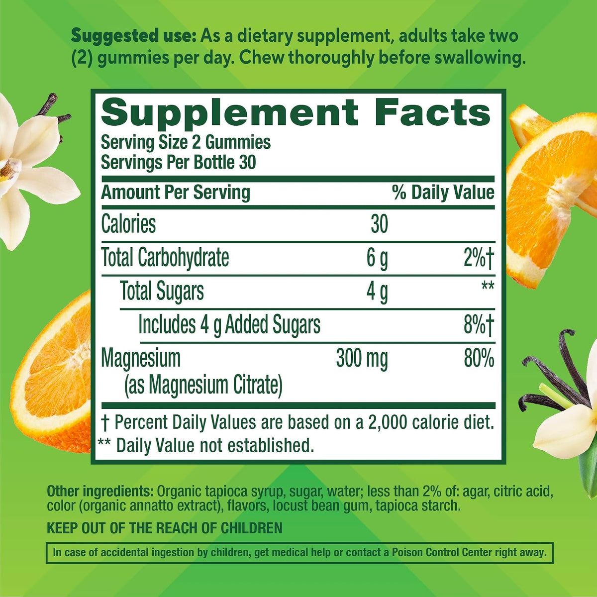 300 mg magnesium gummies for muscle support