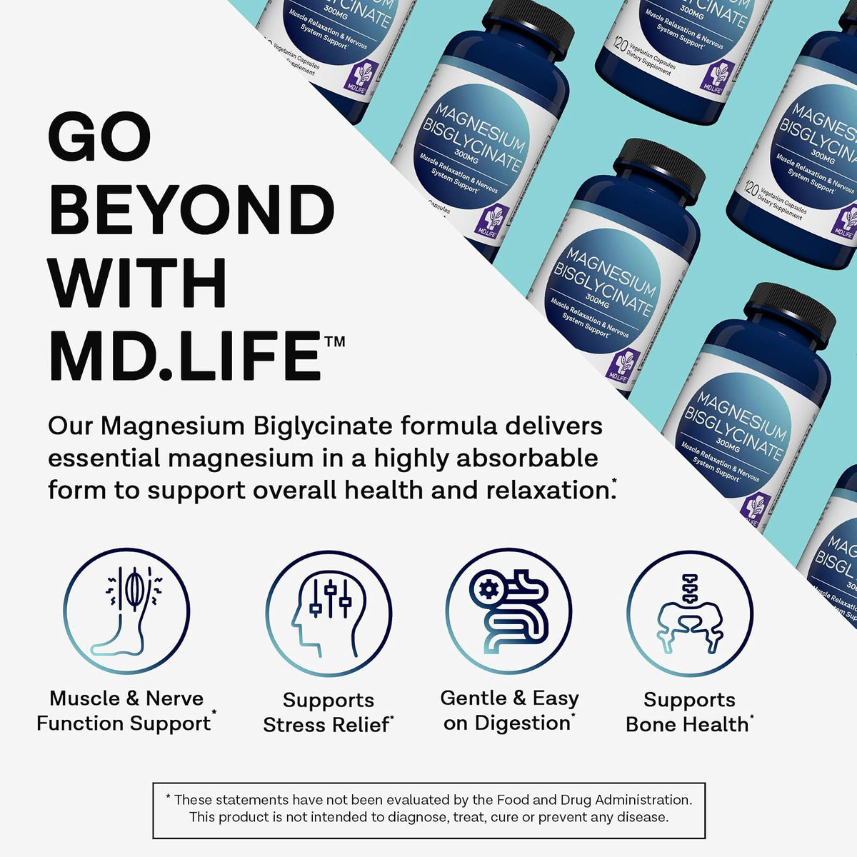 300 mg magnesium supplement for relaxation