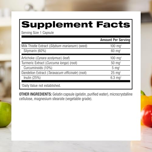 300 mg milk thistle for liver health