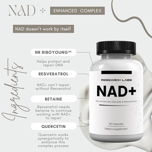300 mg NAD+ capsules for vitality
