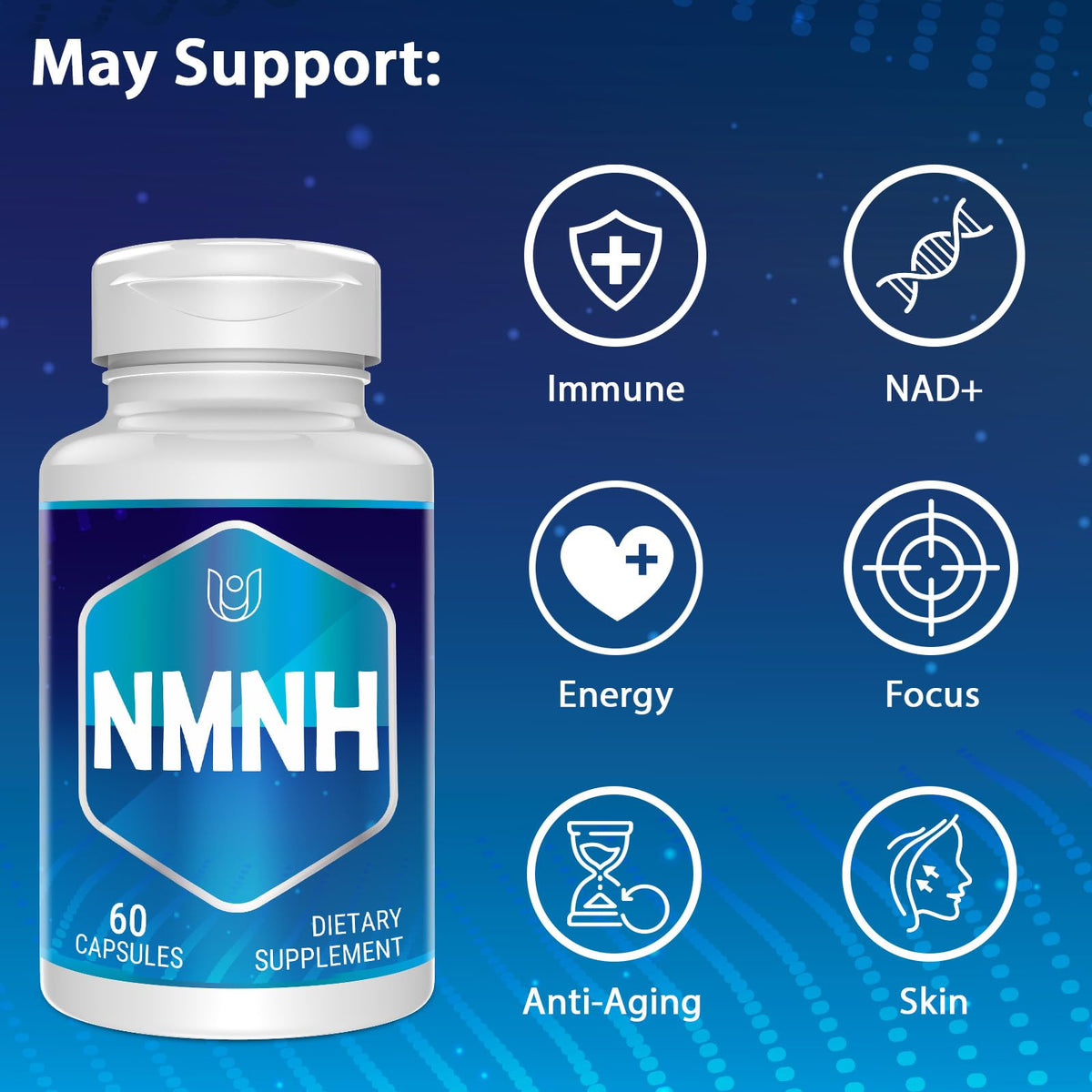 300 mg NAD capsules for vitality