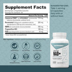300 mg NAD+ capsules for wellness