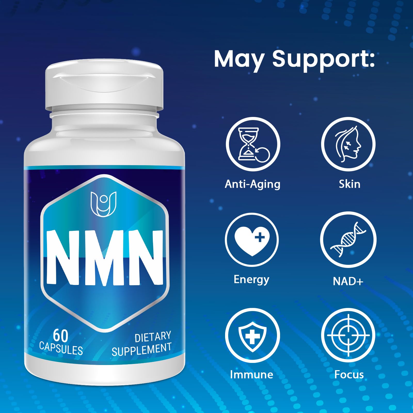 300 mg NMN capsules for vitality