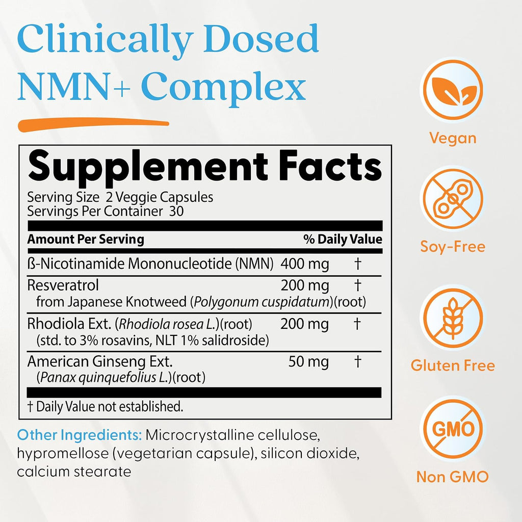 300 mg NMN+ for vitality
