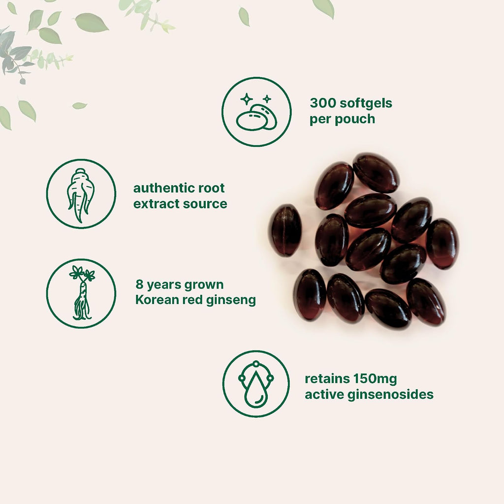 300 mg panax ginseng for wellness