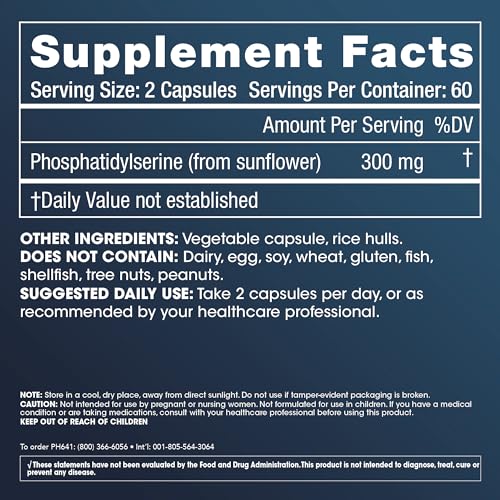 300 mg phosphatidylserine for mental clarity