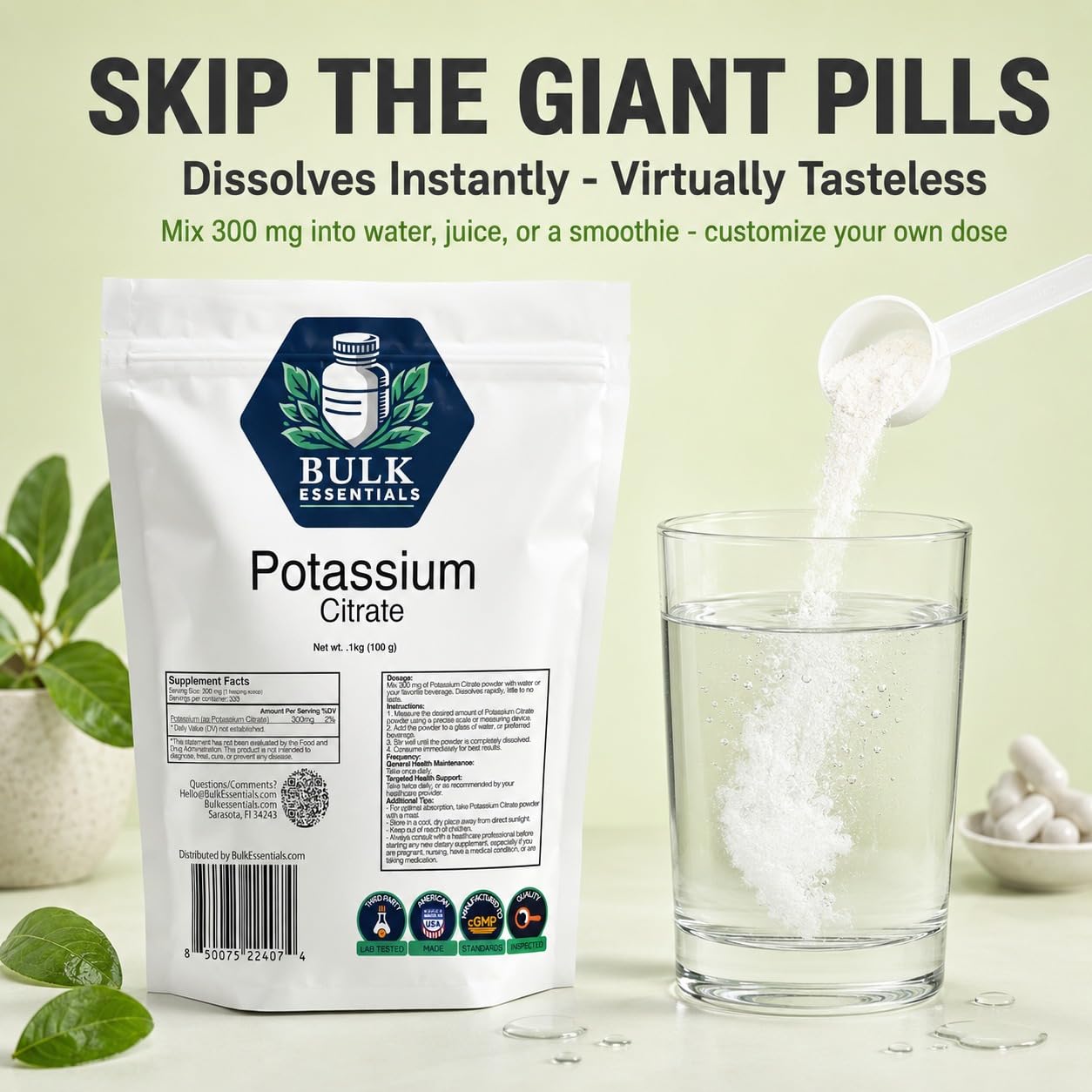 300 mg potassium citrate benefits